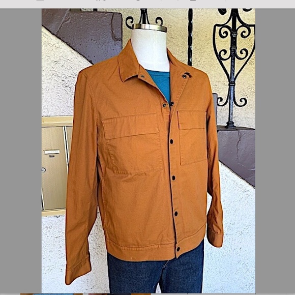 COS | Jackets & Coats | Cos Mens Cotton Blend Twill Chore Coat In ...